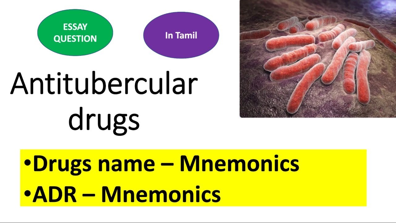 Tuberculosis pharmacology/antitubercular drugs/classification mnemonics ...