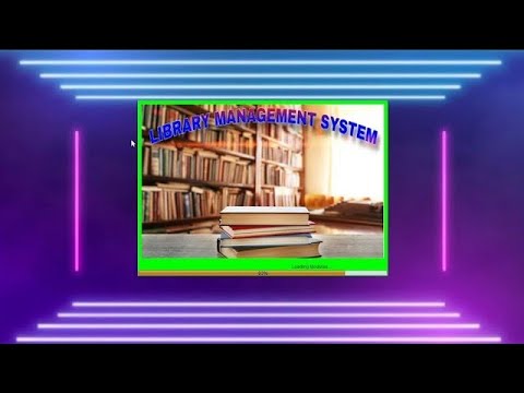 #02 Loading Screen for Library Management System Project in Java Netbeans Designing with Source ...