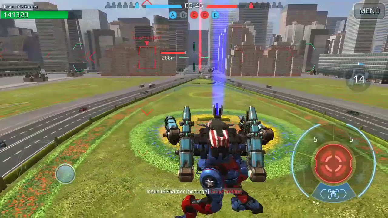 1vs1 con el Hangar X War Robots (7) - YouTube