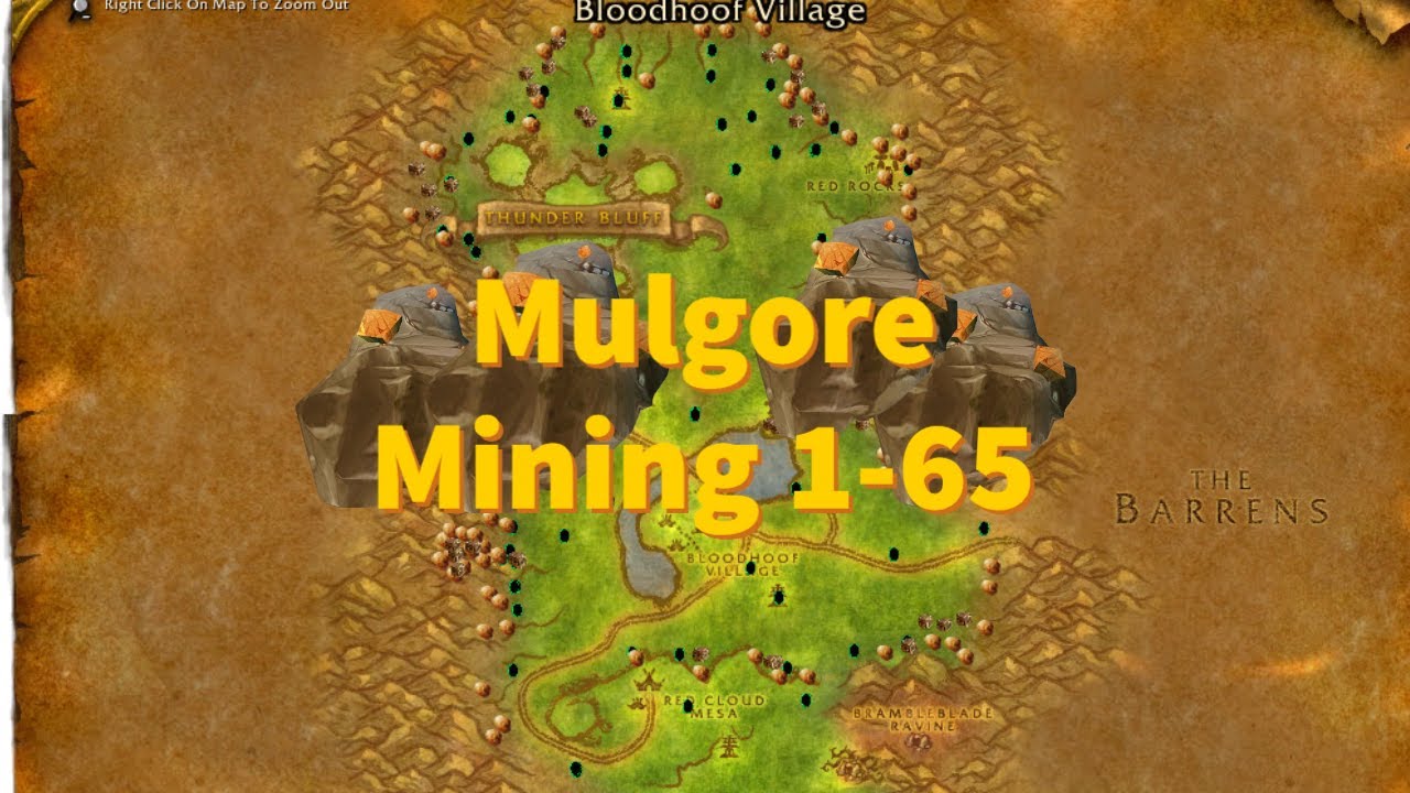 How To Level Up Mining From 1-65 : Mulgore : Horde : Classic WotLK ...