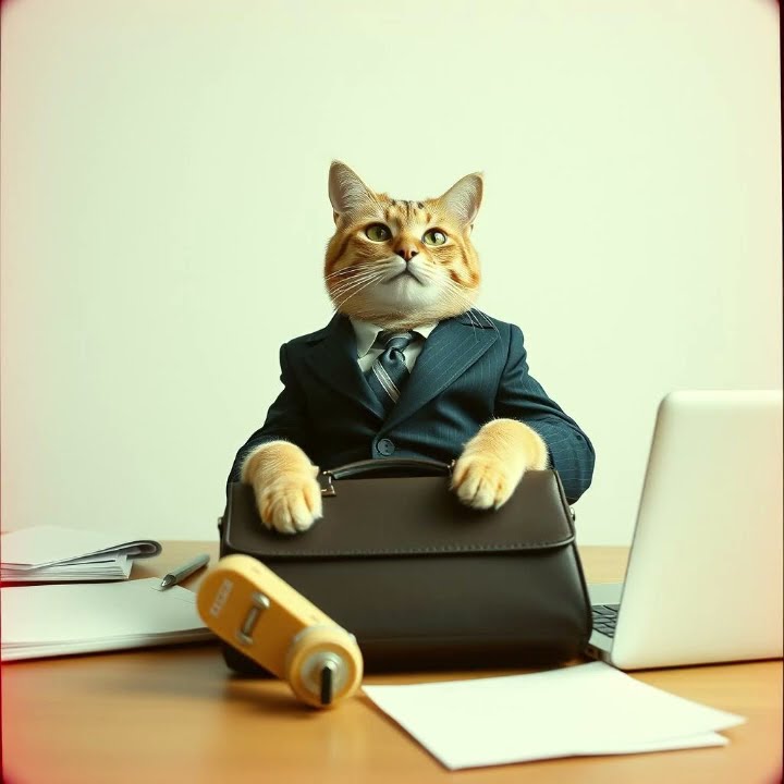 CEO cat #aimusic #music #cat #neko #猫 - YouTube