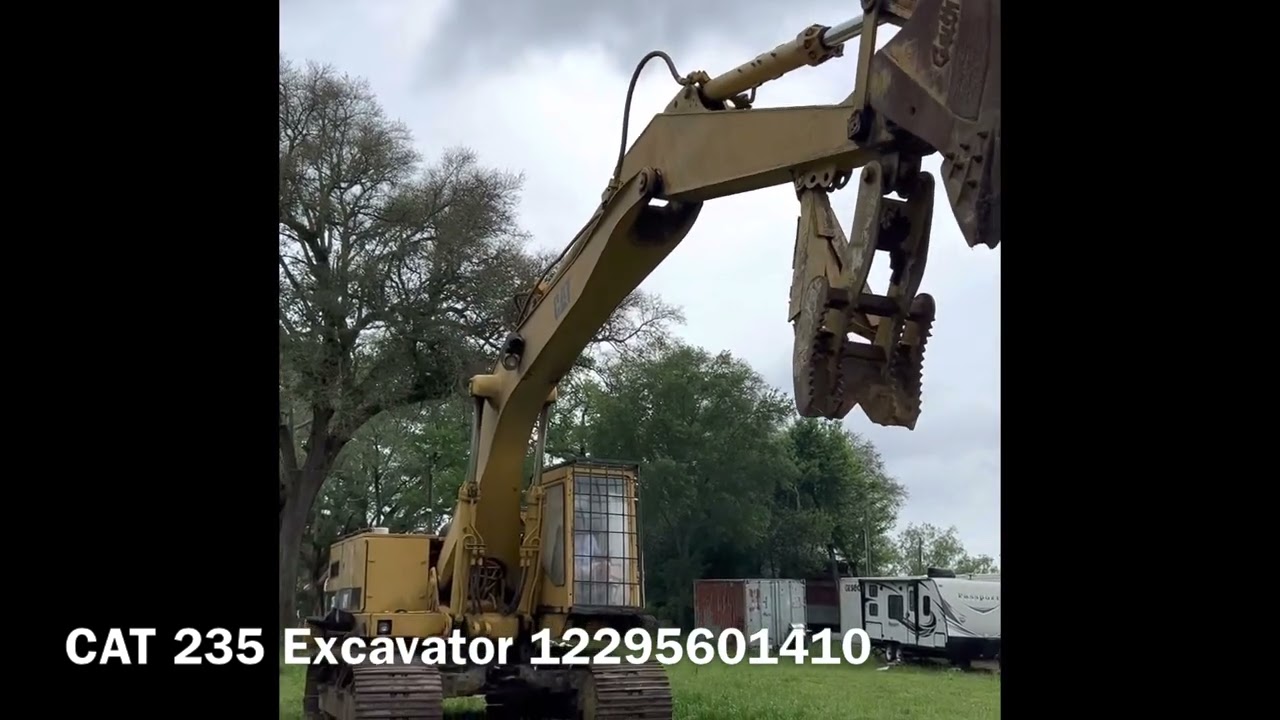 CAT 235 Excavator For Sale - YouTube