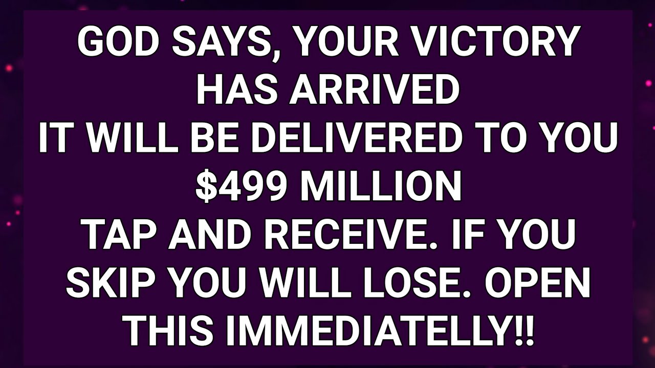 God says | It Will Delivered To You... god message now | god message ...