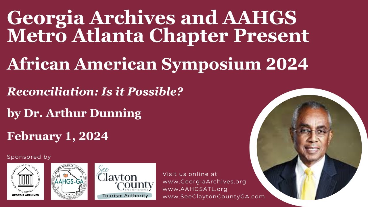 AAS 2024 "Reconciliation: Is it Possible?" by Dr. Arthur Dunning - YouTube
