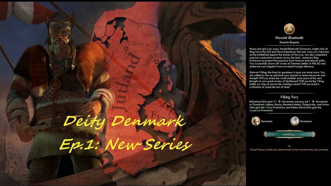 Civ 5 Vox Populi: Deity Denmark - Ep.1: New Series - YouTube