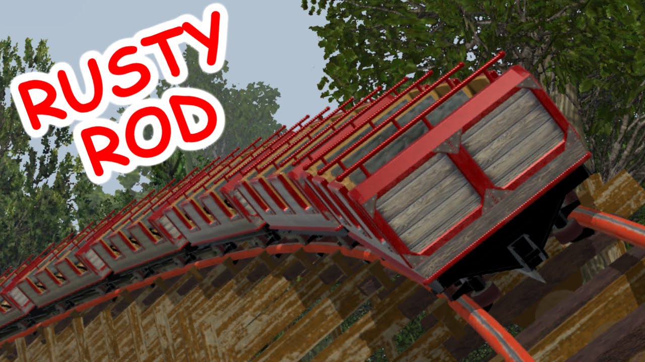 Rusty Rod, an Arrow Mine Train Coaster (NoLimits 2 Pro) - YouTube