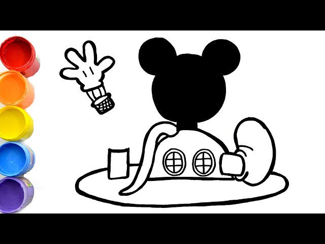 How To Draw Mickey Mouse Clubhouse