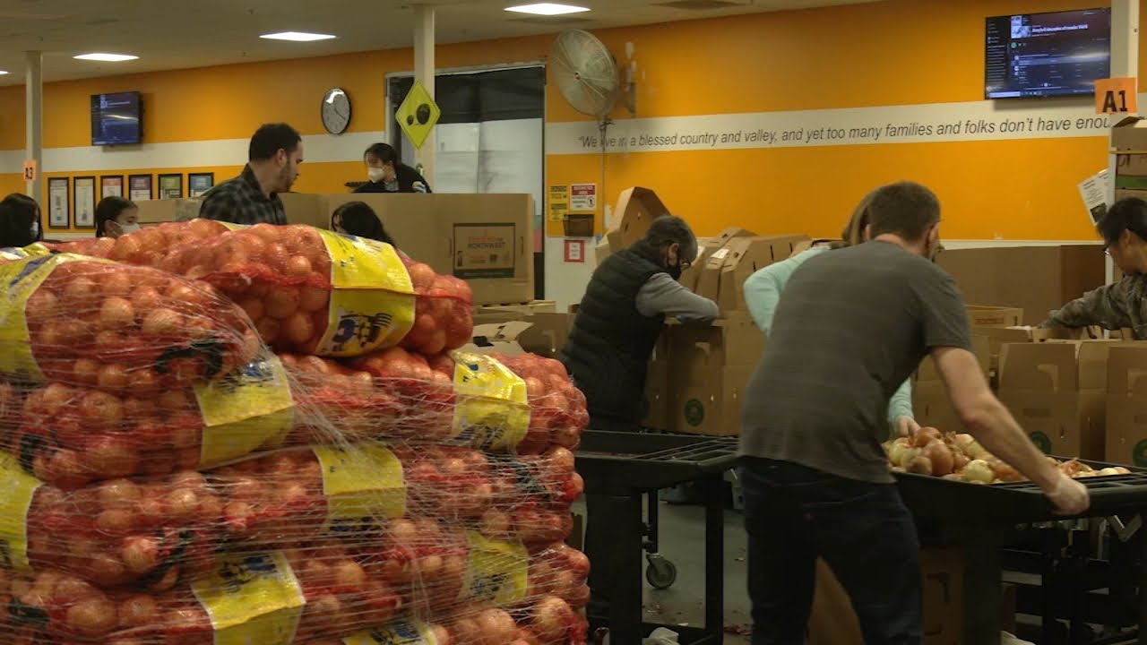 Bay Area food banks experiencing critical volunteer shortage - YouTube