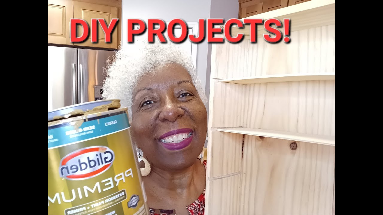 DIY PROJECT WITH A GOODWILL FIND AND SOME LEFTOVER PAINT! - YouTube