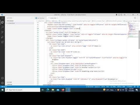 bootstrap 5 offcanvas Admin Dashboard - YouTube