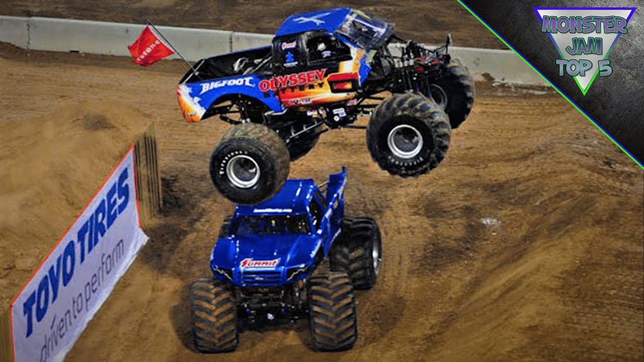Monster Jam Top 5 Unique Racing Tracks - YouTube