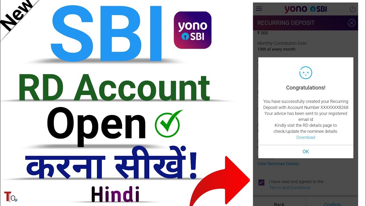how to open rd account in yono sbi app | sbi yono se rd account open ...