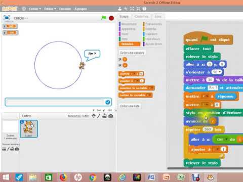 Scratch Atelier 10 cercle - YouTube