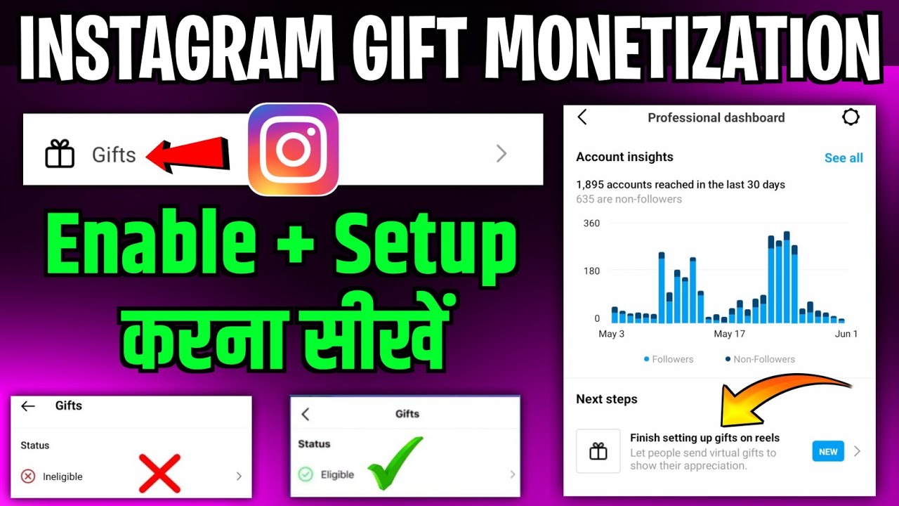 How To Enable Send Gift On Instagram | Instagram Gifts On Reels ...