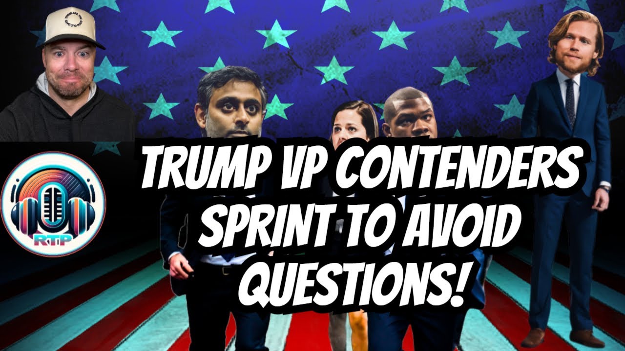 Trump VP Contenders SPRINT to Avoid Questions! - YouTube
