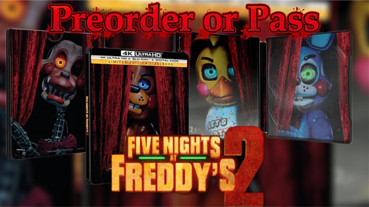 Horror Steelbook News: Five Nights at Freddy's 2 (2025) | 4K ...
