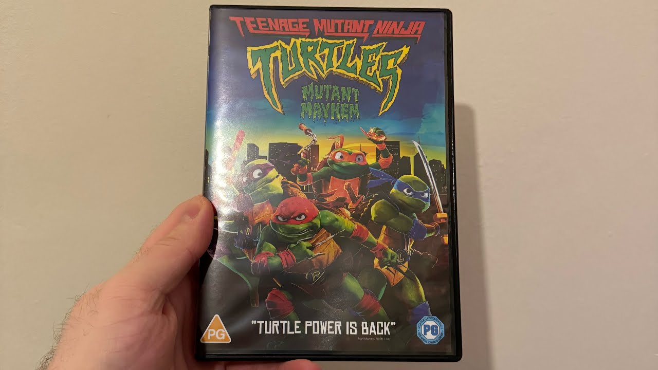 Teenage Mutant Ninja Turtles Mutant Mayhem DVD Unboxing - YouTube