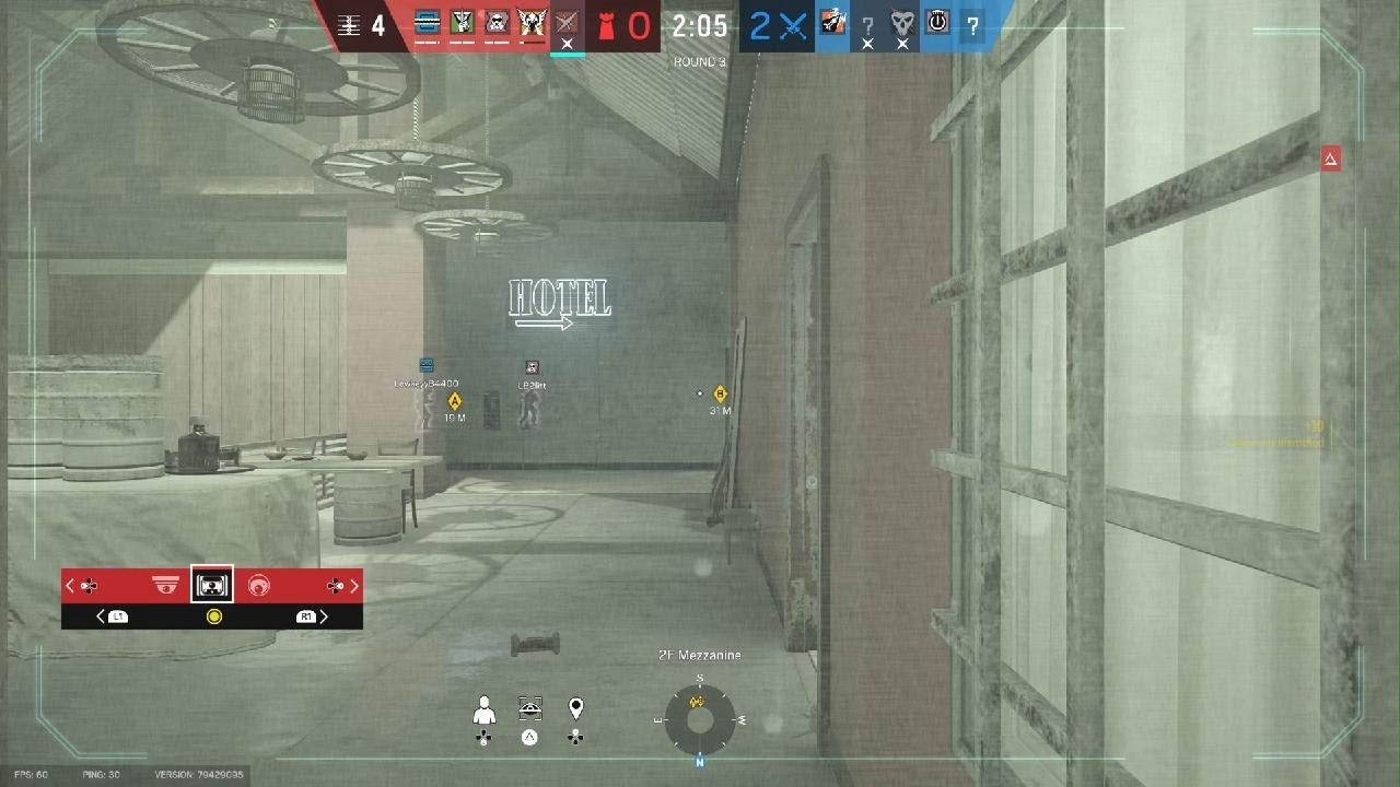 Tom Clancy's Rainbow Six Siege once again shot gun to th face - YouTube