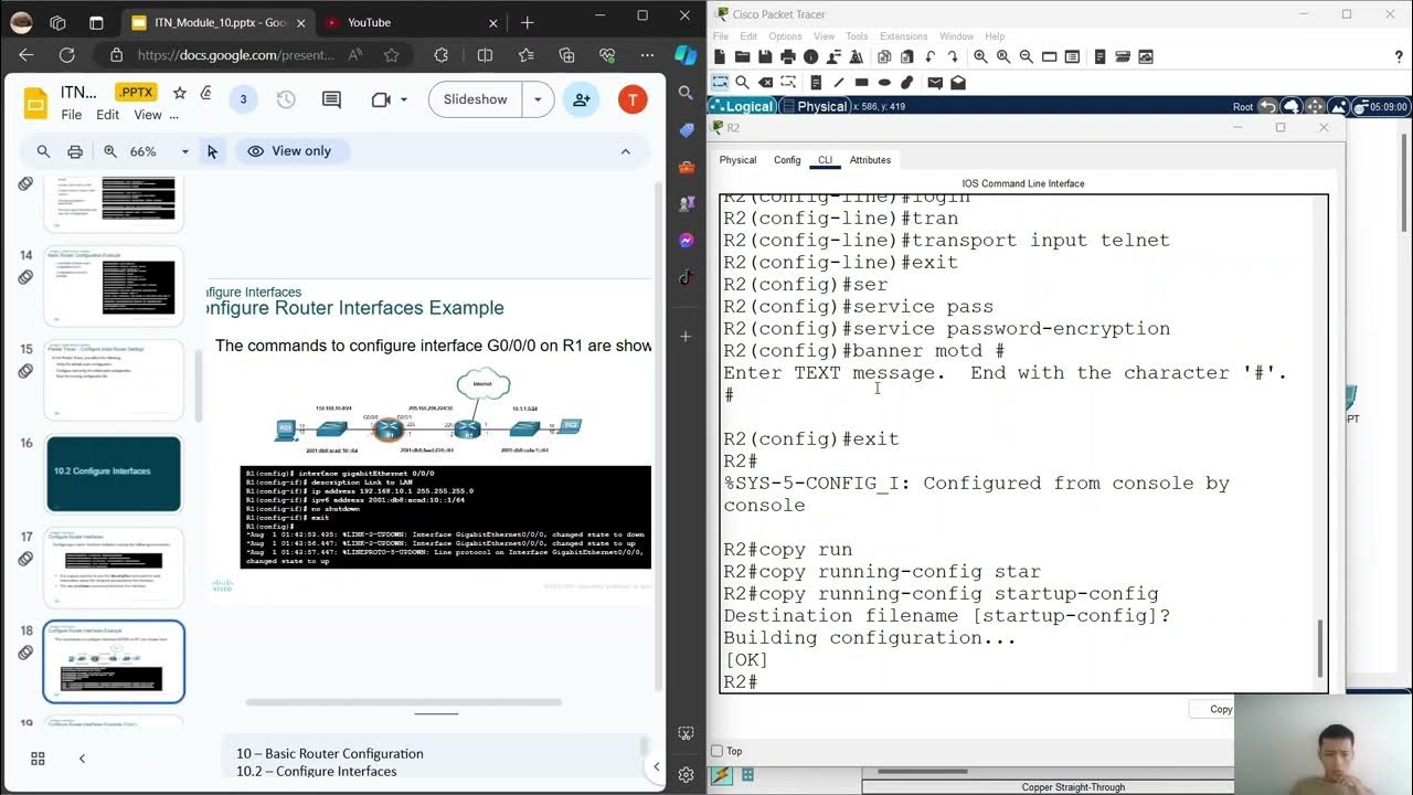 Basic Router Configuration - YouTube