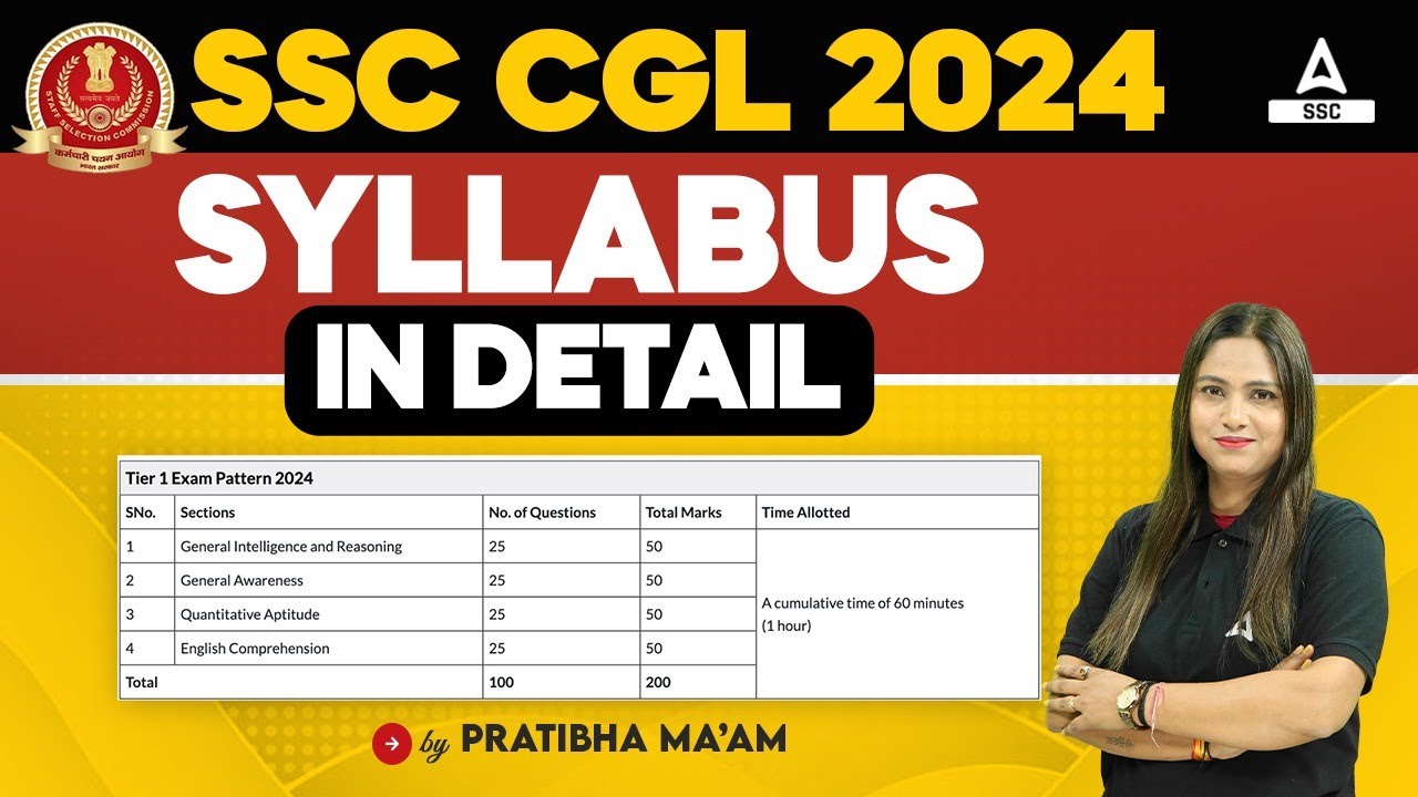 SSC CGL Syllabus 2024 | SSC CGL 2024 Syllabus | Detailed Discussion By ...