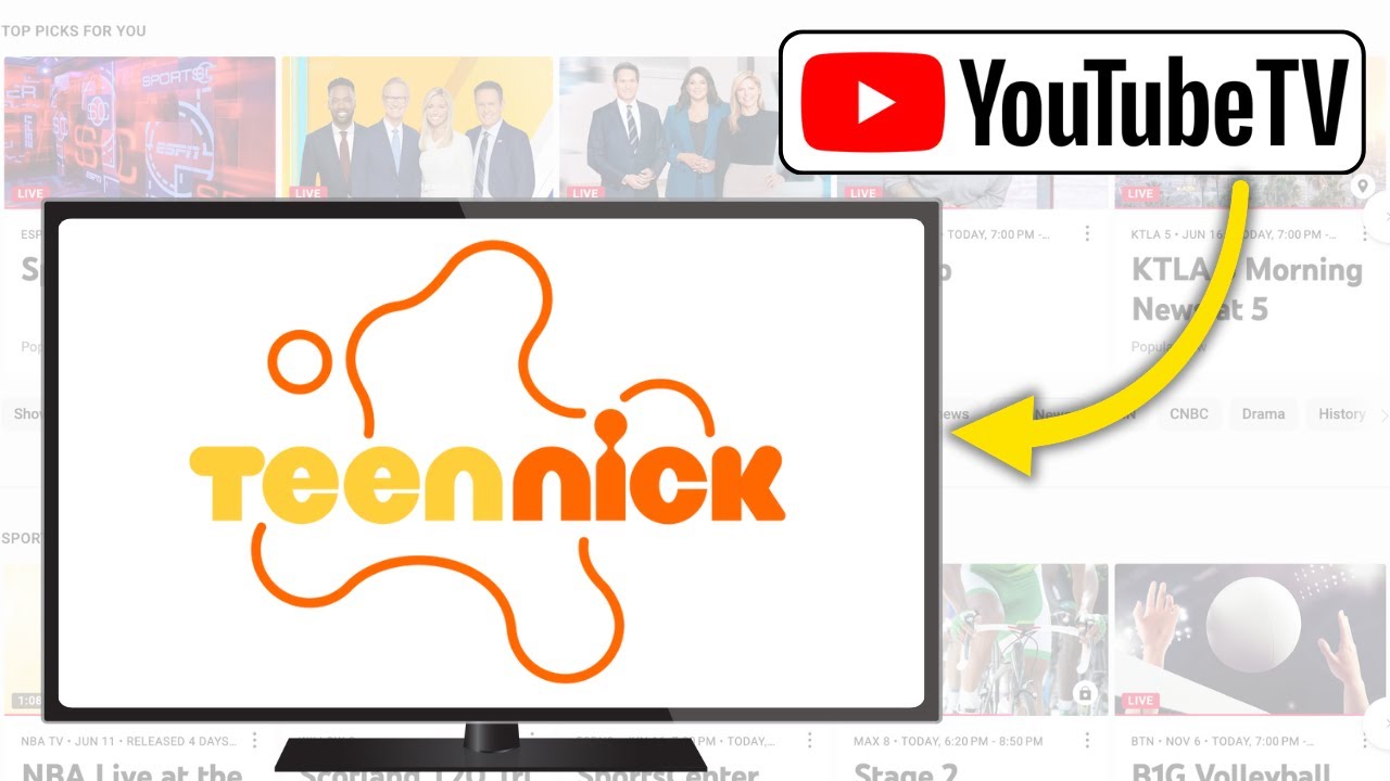 How to Watch TeenNick on YouTube TV | Stream TeenNick without TV Cable ...