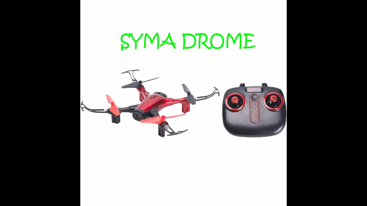 Syma drone basic controls - YouTube