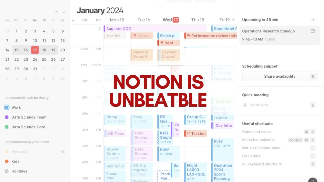 Notion calendar is finally here! - YouTube