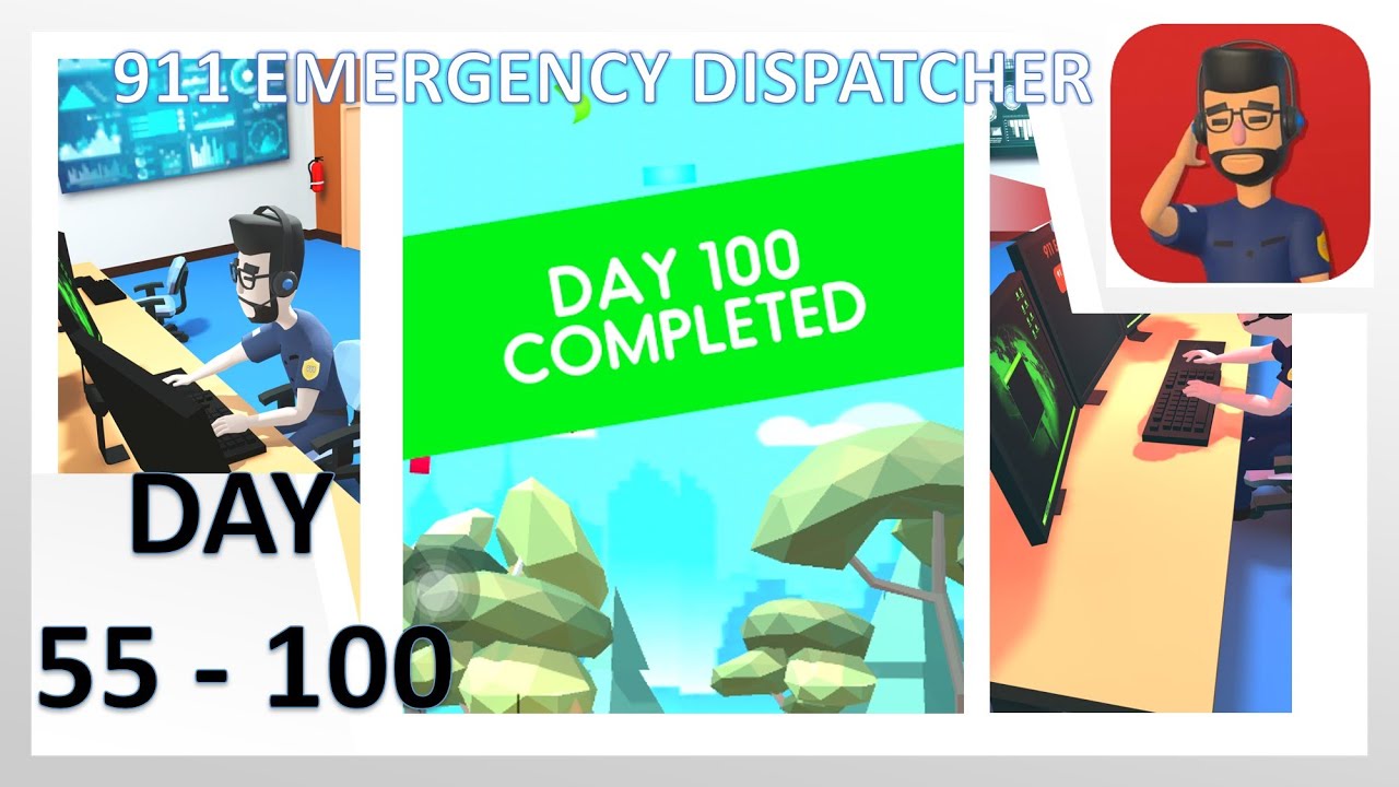 911 Emergency Dispatcher - Gameplay Walkthrough Day 55 - 100 (iOS ...