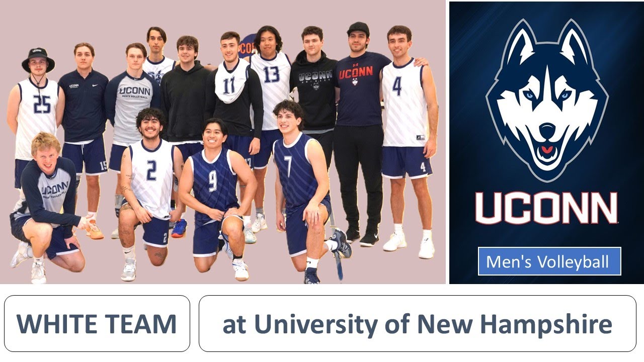 UConn Men's Volleyball at UNH | WHITE Team | January 27, 2024 ...