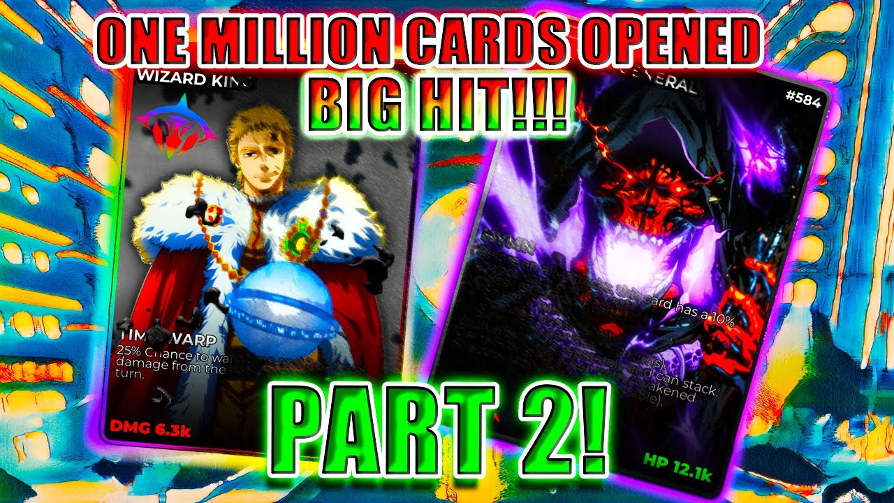 1 MILLION CARD PACKS PART 2 THE HITS!!! |Anime Card Clash - YouTube