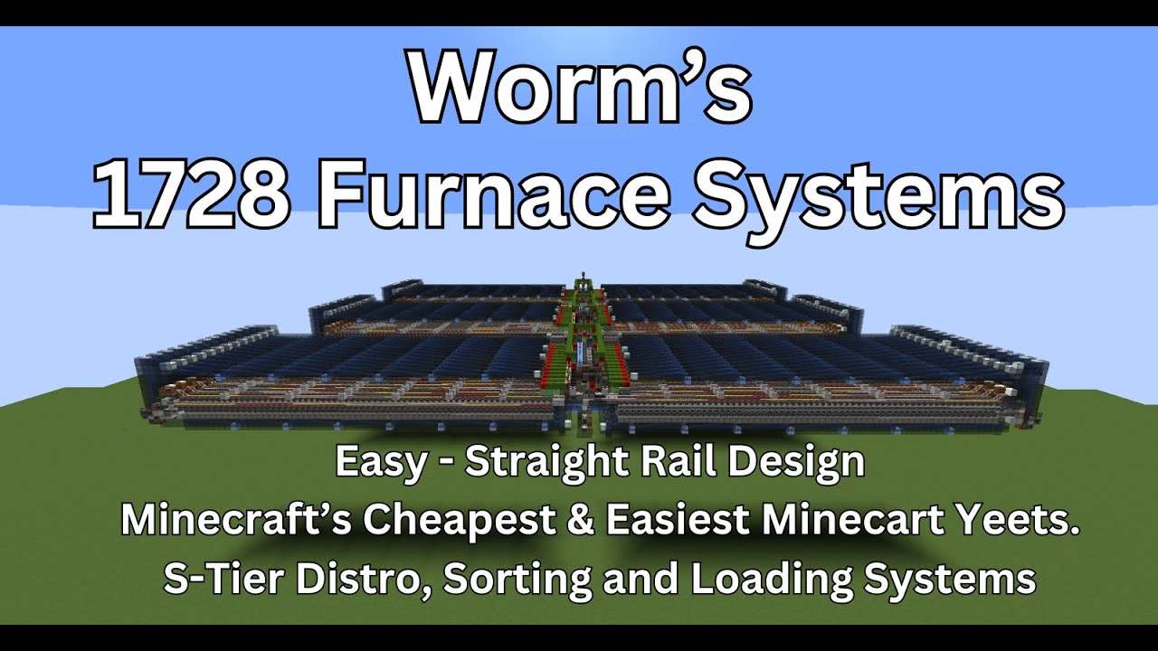 Minecraft: 1728 Hyper-Smelter Systems - YouTube