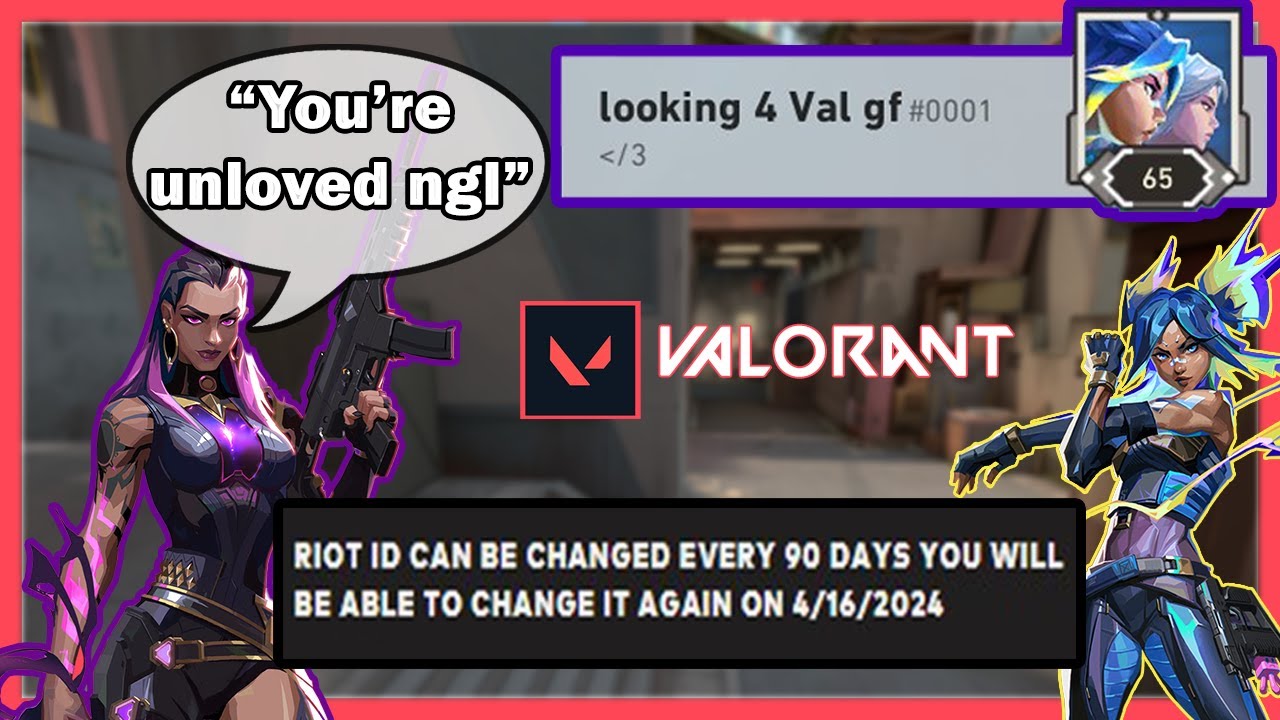So I Changed My Name in Valorant - YouTube