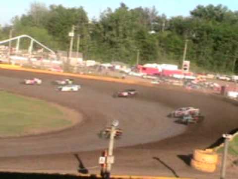 Racing at Cedar Lake Speedway - YouTube