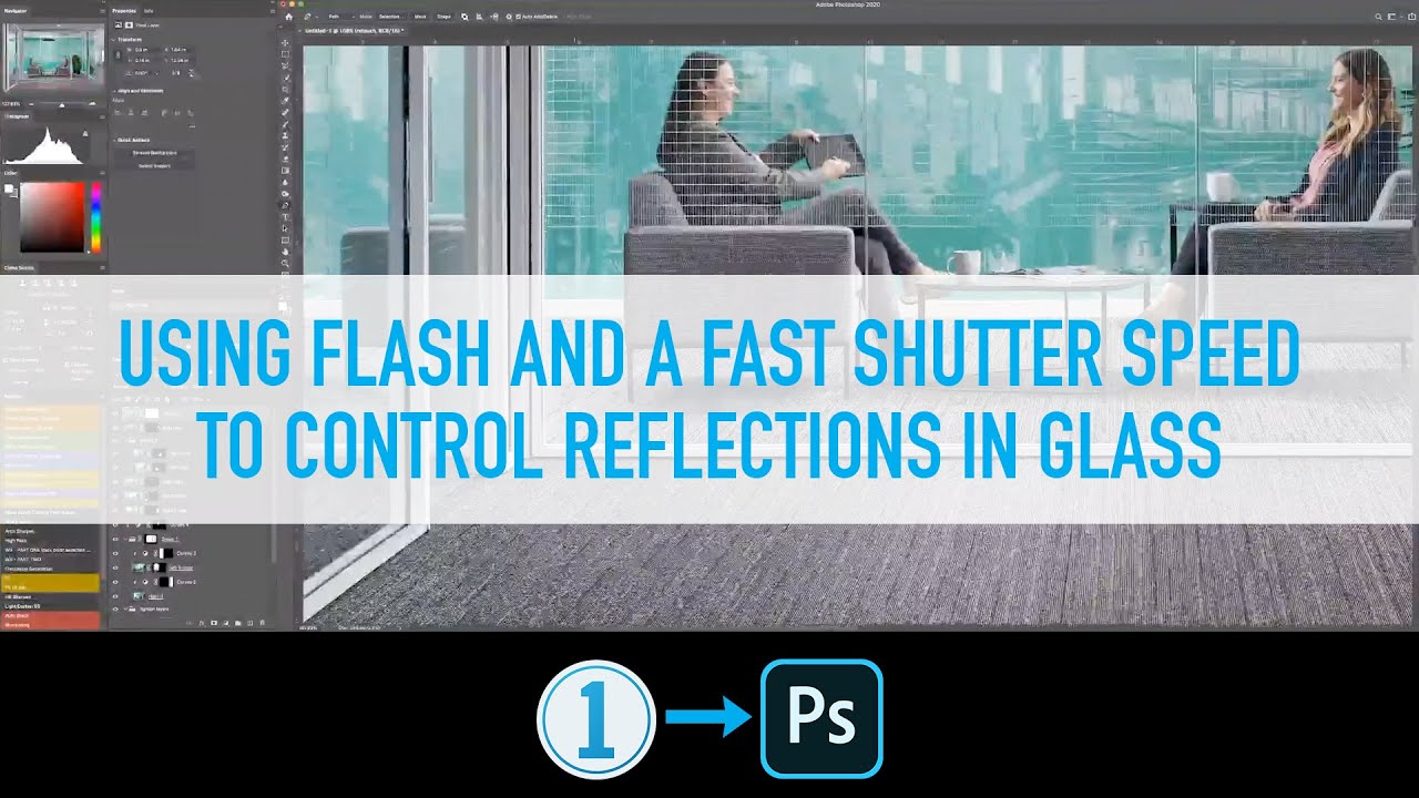 Using Flash and a Fast Shutter Speed to Control Reflections When ...