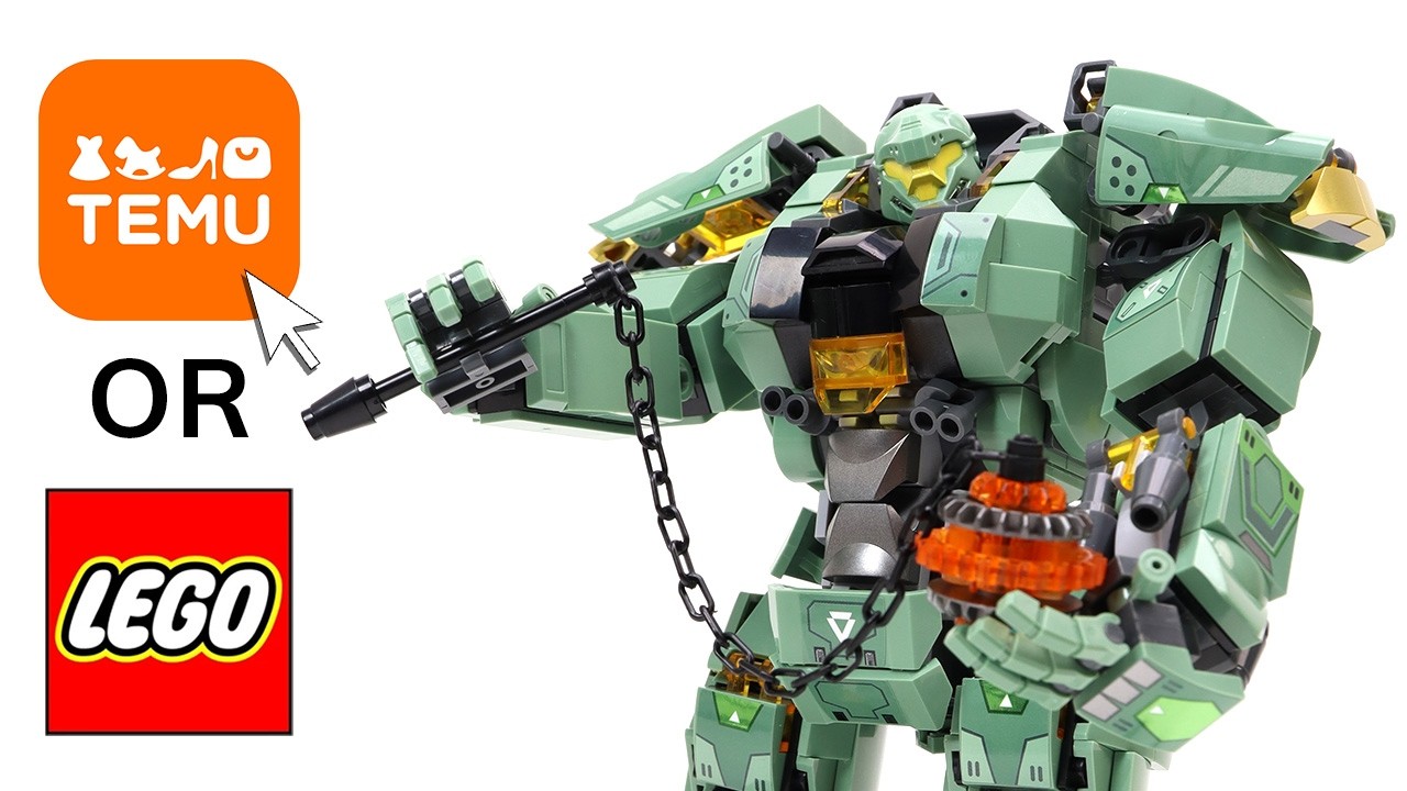I Bought A Fake LEGO Mech From TEMU And… - YouTube