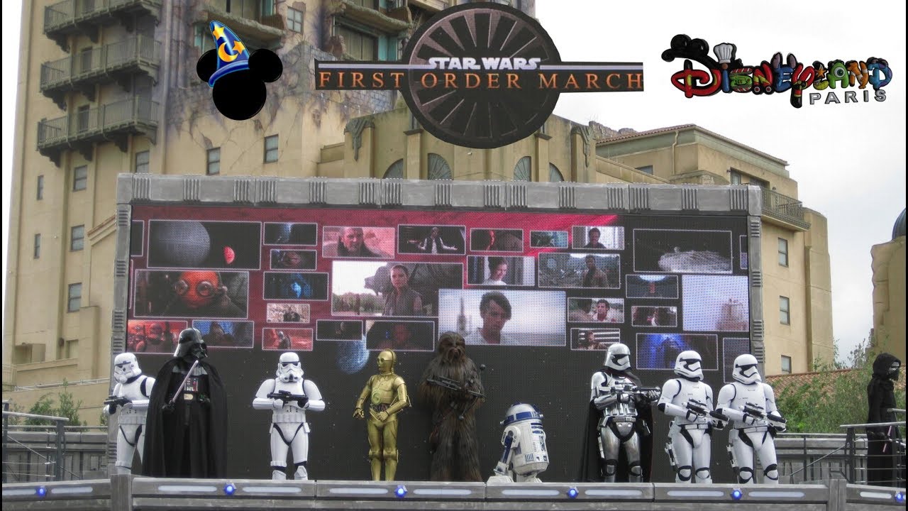 Star Wars Disneyland Paris - Desfile de la Primera orden First Order ...