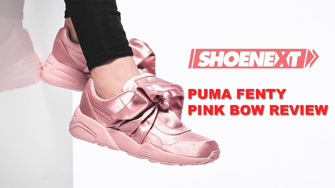 Puma Fenty Pink Bow by Rihanna - Shoe Review - YouTube