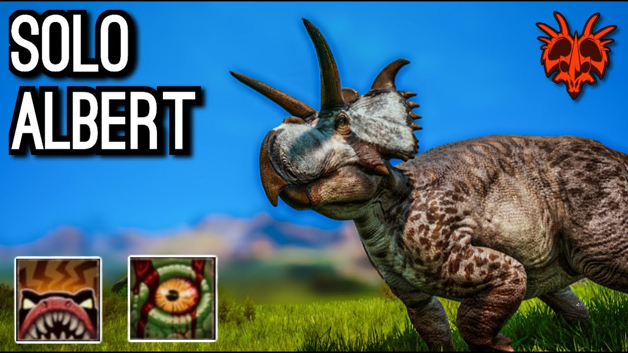 Solo Defence Albertaceratops is Impossible!Albertaceratops Build ...