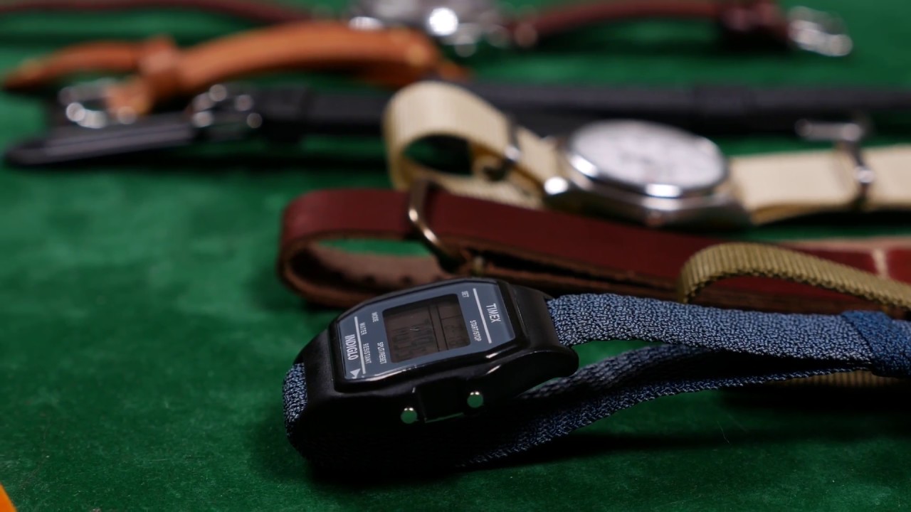 Five of the Most Common Types of Watch Straps - YouTube