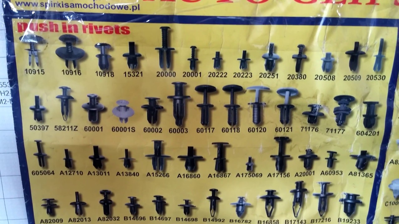 Auto Clips and Fasteners (Rivets, Clips, Fixing, Covers, Screws ...
