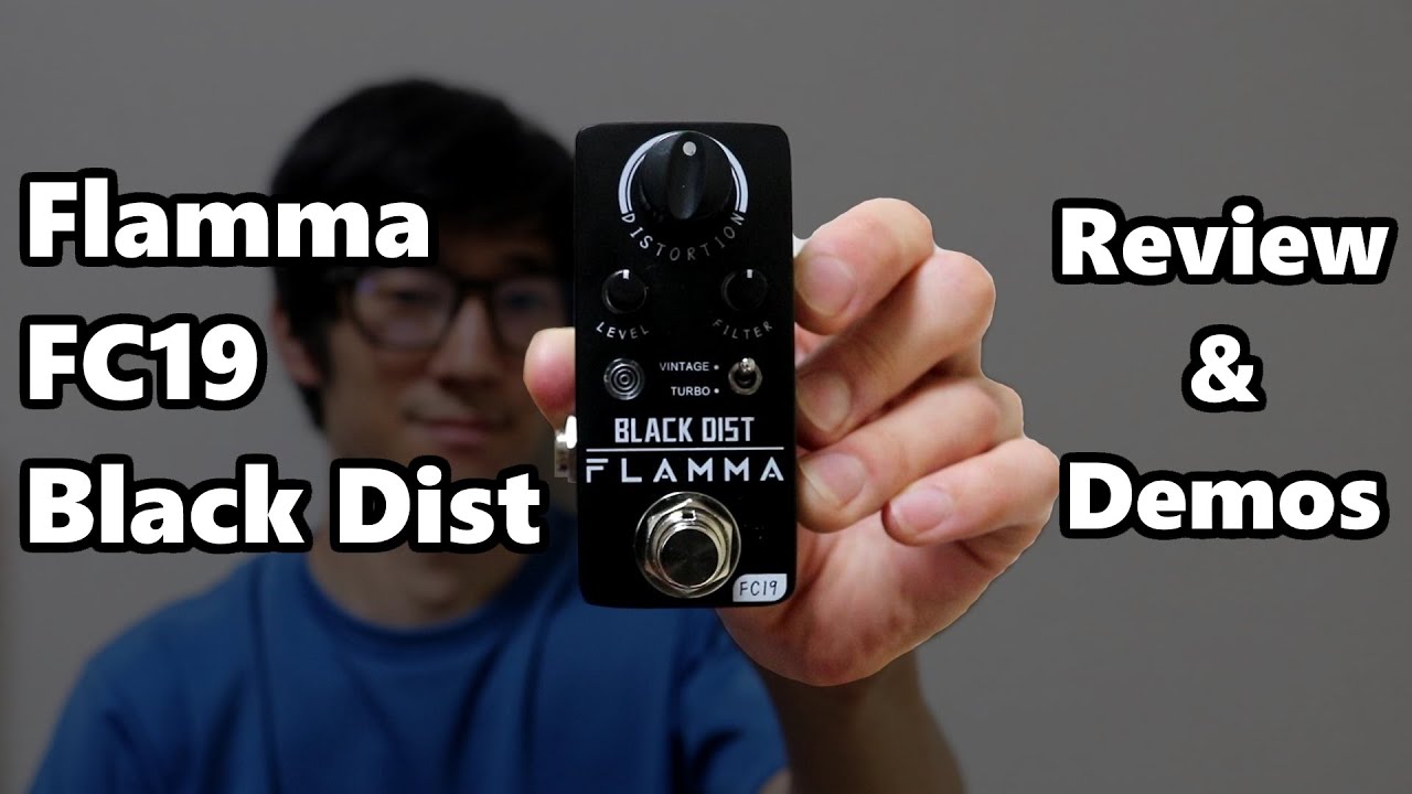 This pedal is HUGE! (but small) Flamma FC19 Black Dist Review - YouTube