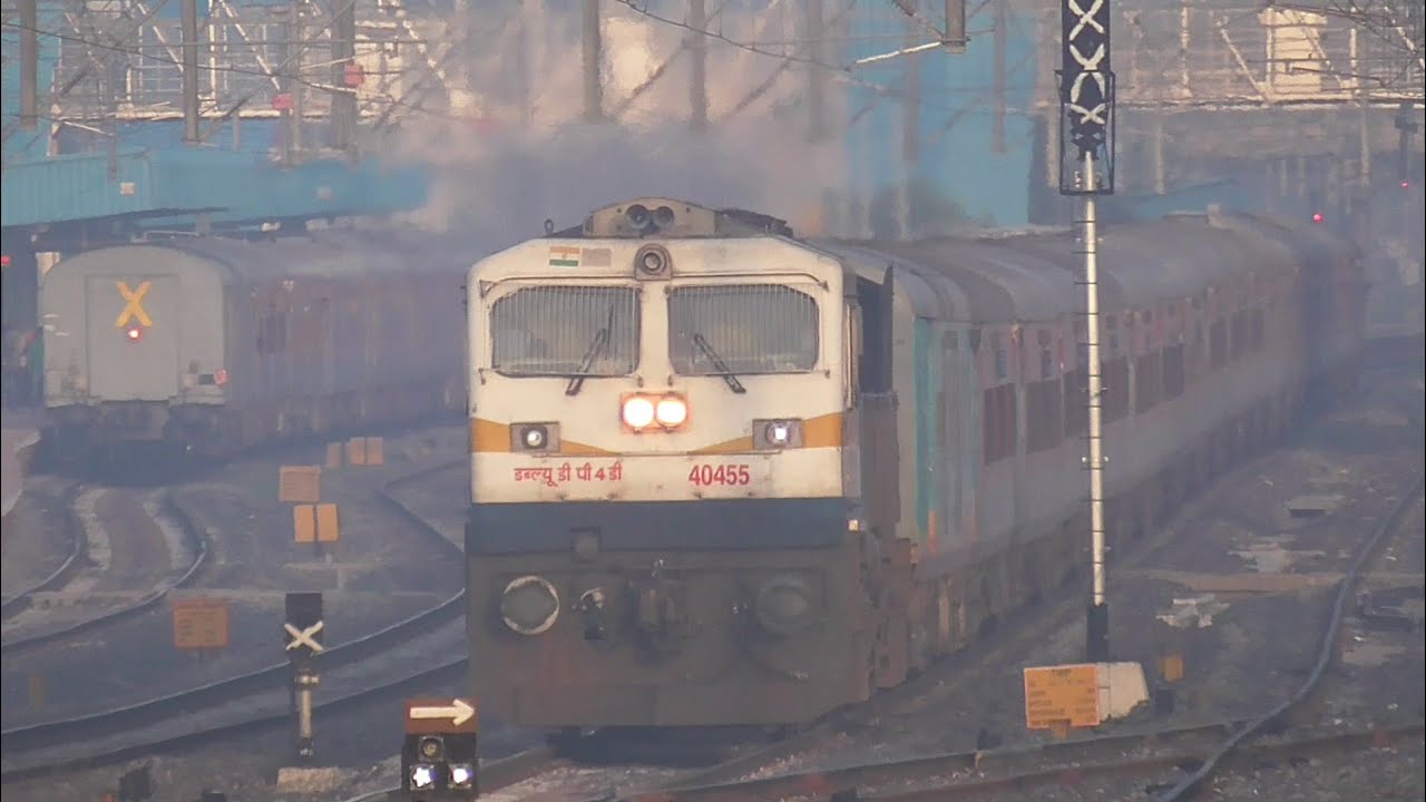 Chilling Winter Morning | Jaipur Yesvantpur Suvidha Express - YouTube