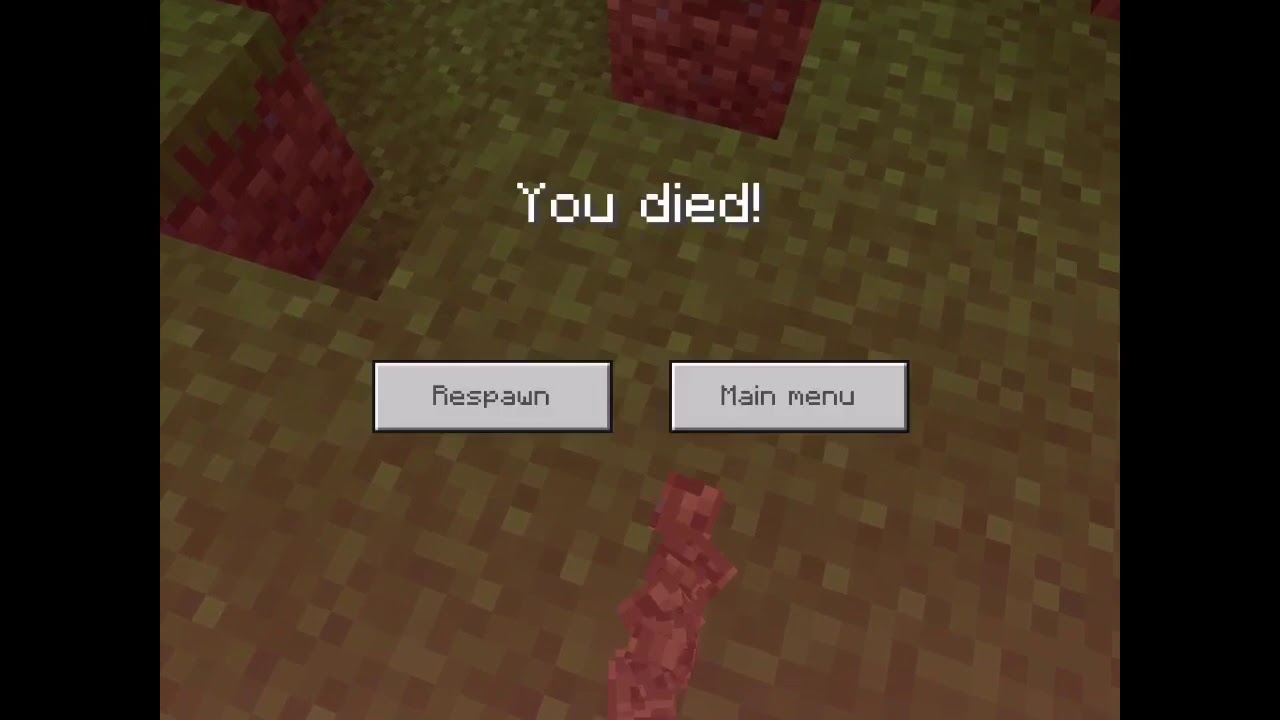 Minecraft Game Over (My Version) - YouTube