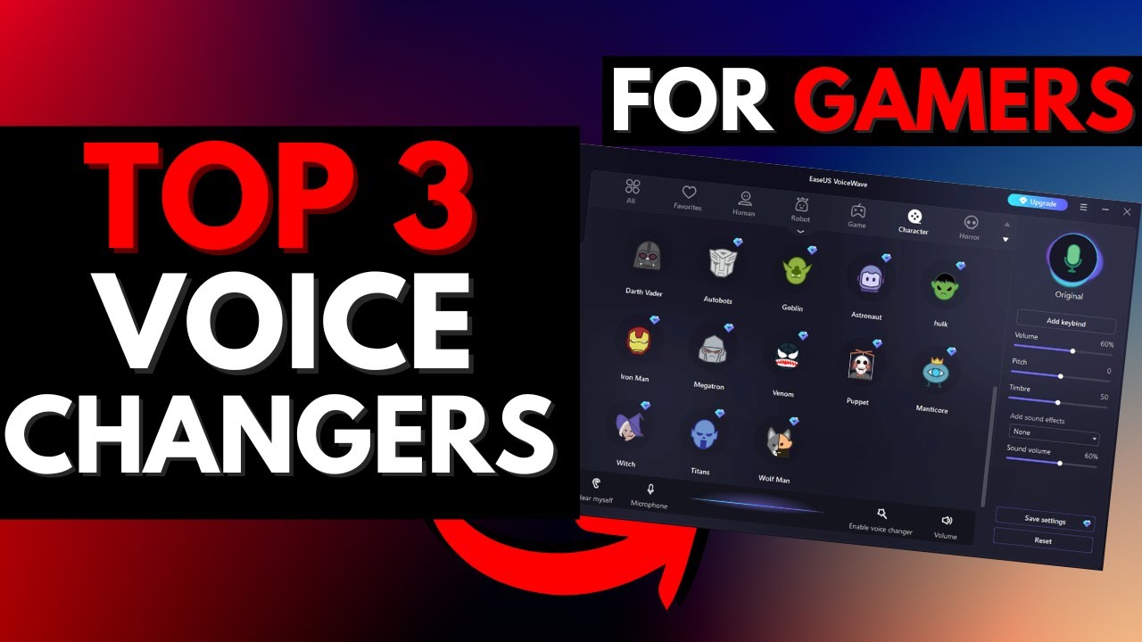 Top 3 FREE Voice Changers For Gaming - YouTube