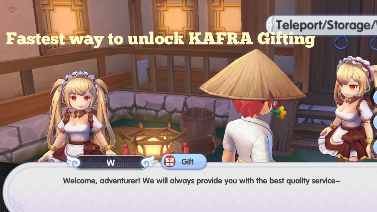 [Ragnarok X Next Generation] Fastest way to unlock kafra gifting - YouTube