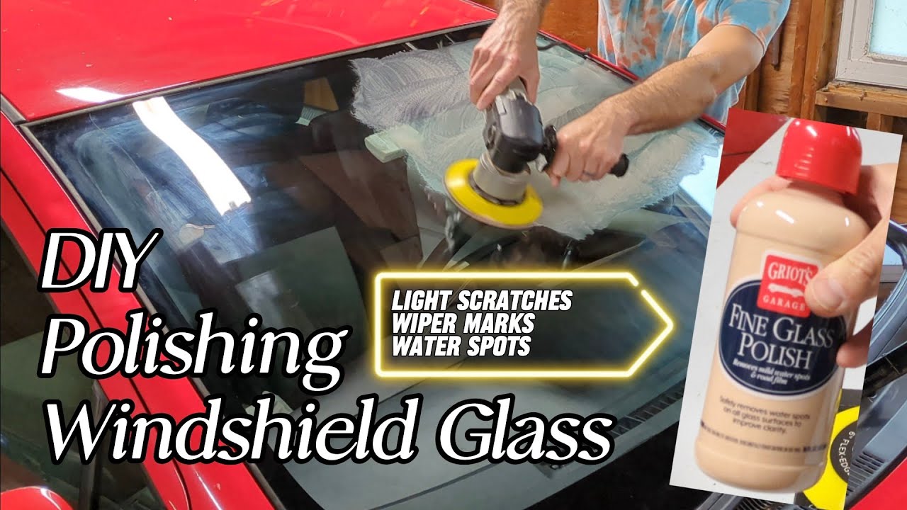 How to Remove Scratches from Windshield Glass by Polishing - YouTube