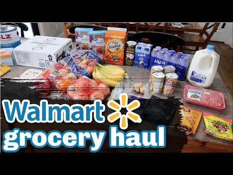 WALMART PICK UP GROCERY HAUL & FREEZER MEAL PLAN! - YouTube