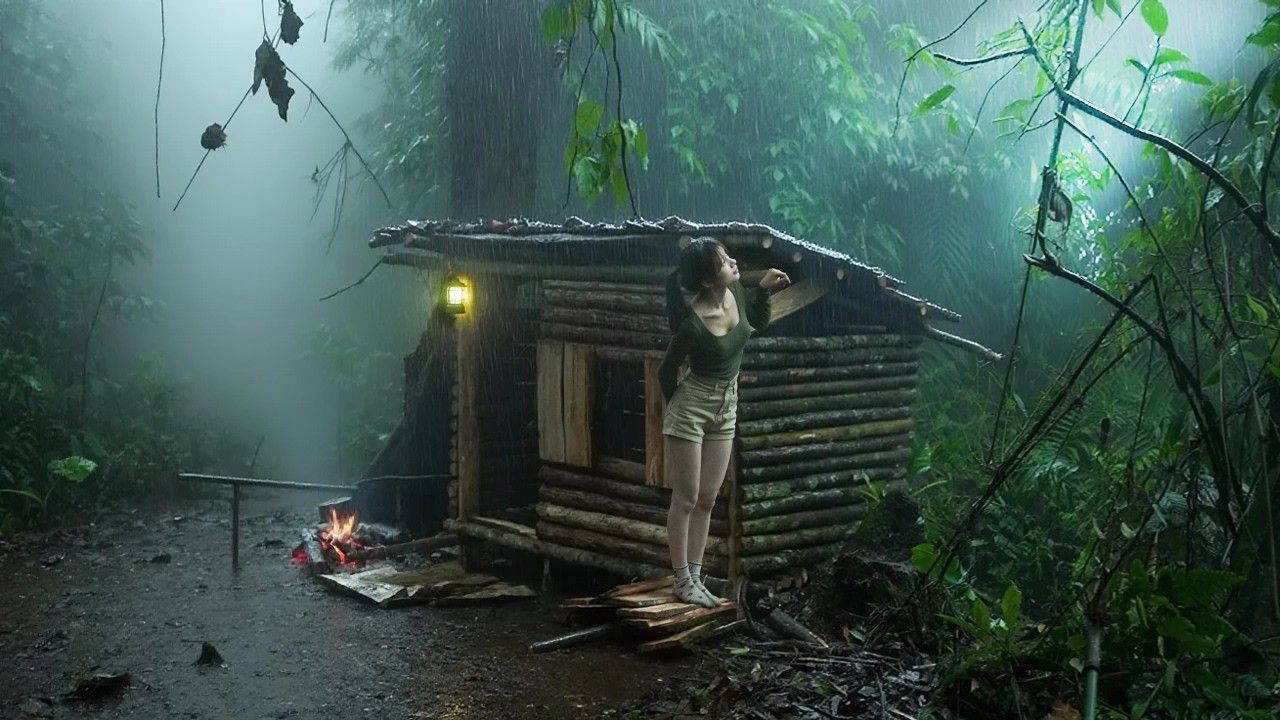 15 days to complete the cabin in the wilderness - Facing unexpected ...