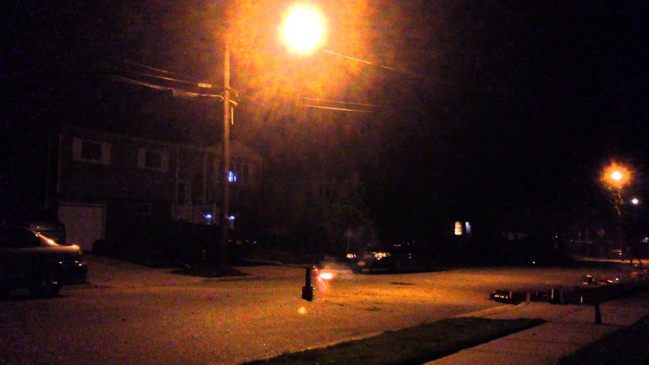 4 inch titanium salute - YouTube